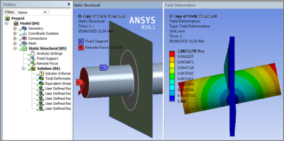 Connecting a Surface Body Edge to a Rigid Body Face | Ansys WB