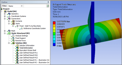 Connecting a Surface Body Edge to a Rigid Body Face | Ansys WB