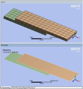 Bonded Contact Between Shell Faces | Ansys Mechanical WB
