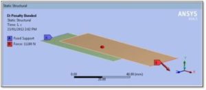 Bonded Contact Between Shell Faces | Ansys Mechanical WB