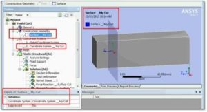 Force on a Construction Geometry Surface | Ansys Workbench