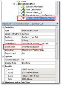 Force on a Construction Geometry Surface | Ansys Workbench