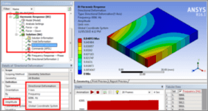 Harmonic Response Analysis & Face Rotation | Ansys Workbench