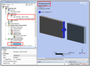 Thermal Contact at Joints | Ansys Mechanical Workbench