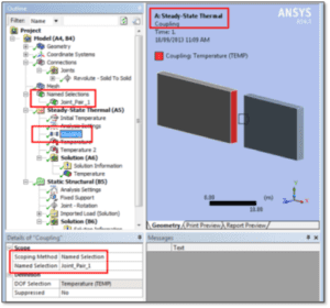 Thermal Contact at Joints | Ansys Mechanical Workbench