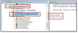 Measuring Point Mass Force via Static & Harmonic Analysis | Ansys APDL
