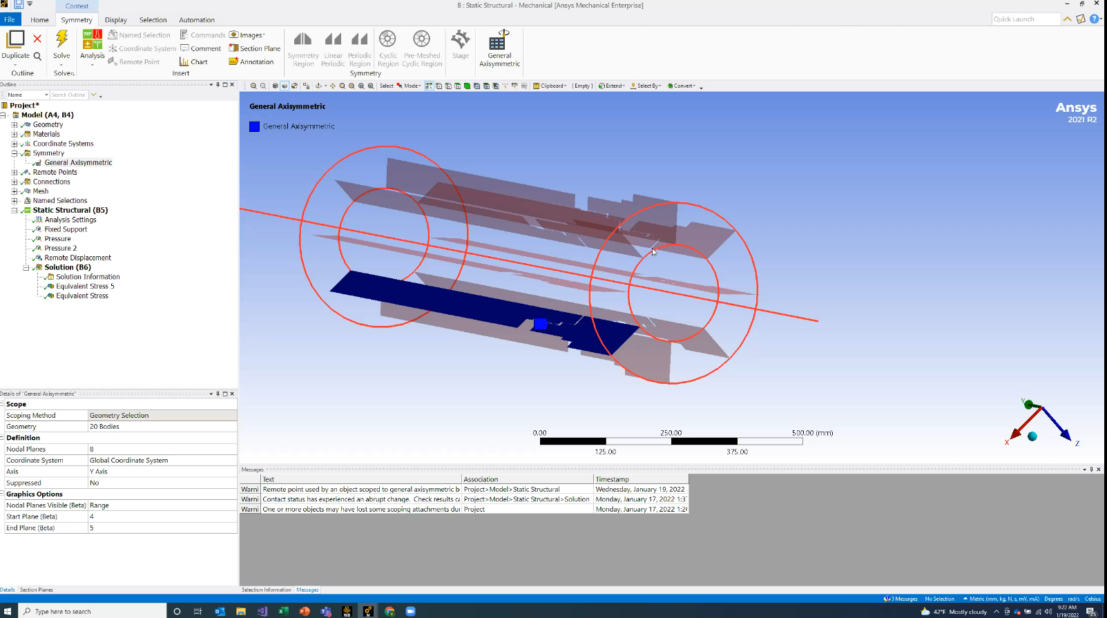 How To Model General Axisymmetry Ansys Mechanical WB How To Model General Axisymmetry Ansys Mechanical WB
