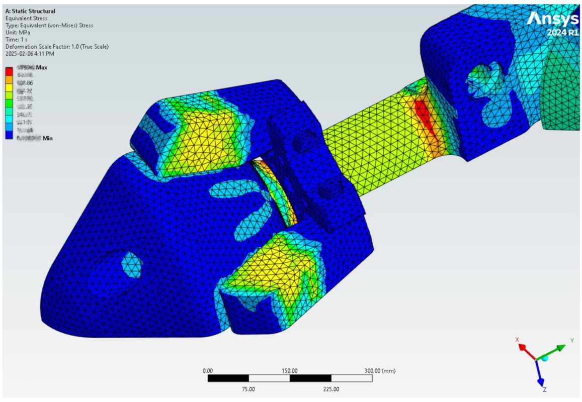 Marine Launch & Recovery System FEA Simulation Case Study