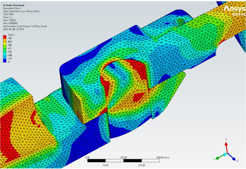 Marine Launch & Recovery System FEA Simulation Case Study